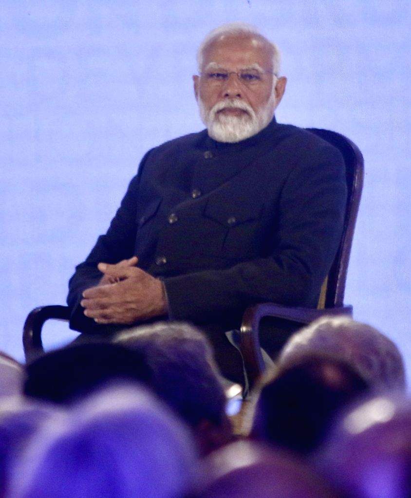 Prime Minister Narendra Modi during the Global Business Summit 2024