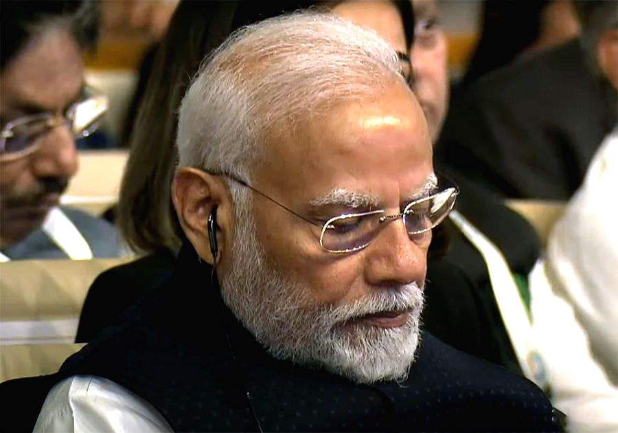 Prime Minister Narendra Modi during the Vibrant Gujarat Global Summit 2024