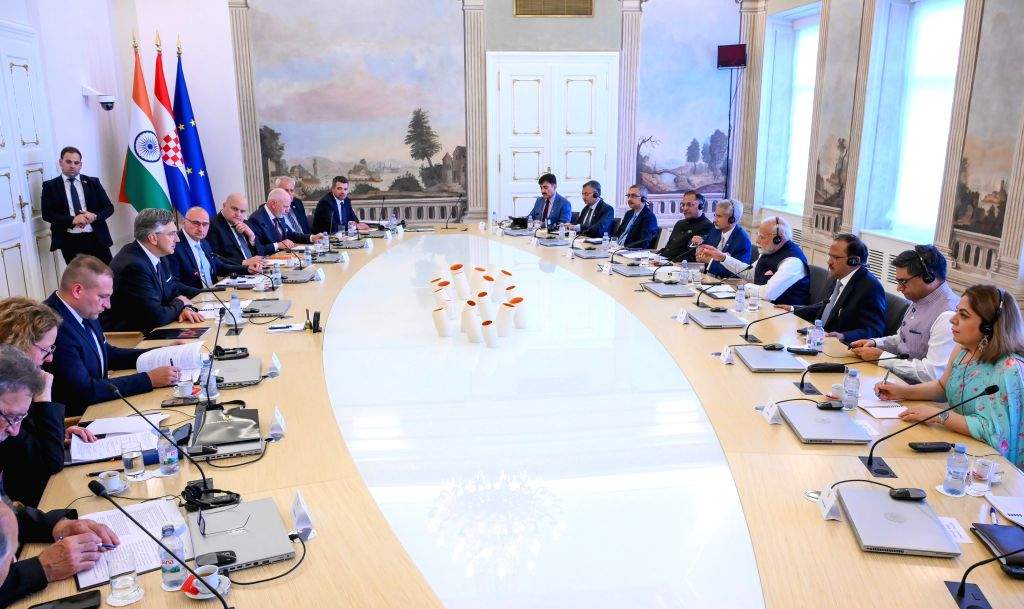 Prime Minister Narendra Modi in Croatia