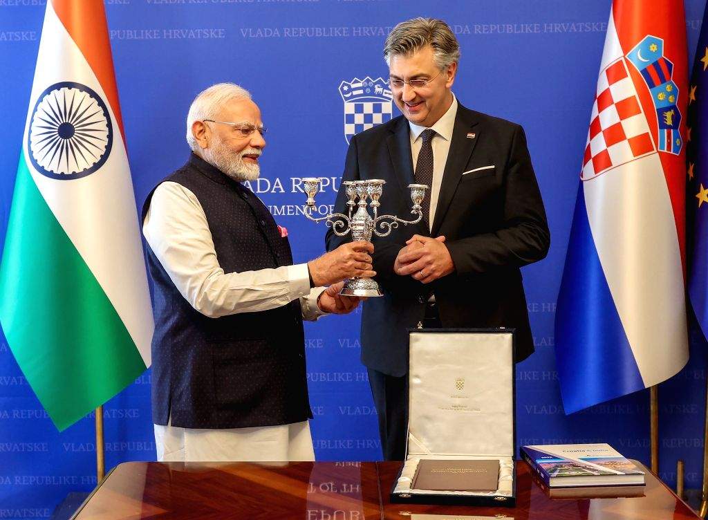 Prime Minister Narendra Modi in Croatia