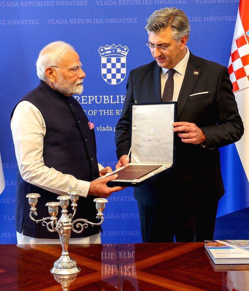 Prime Minister Narendra Modi in Croatia