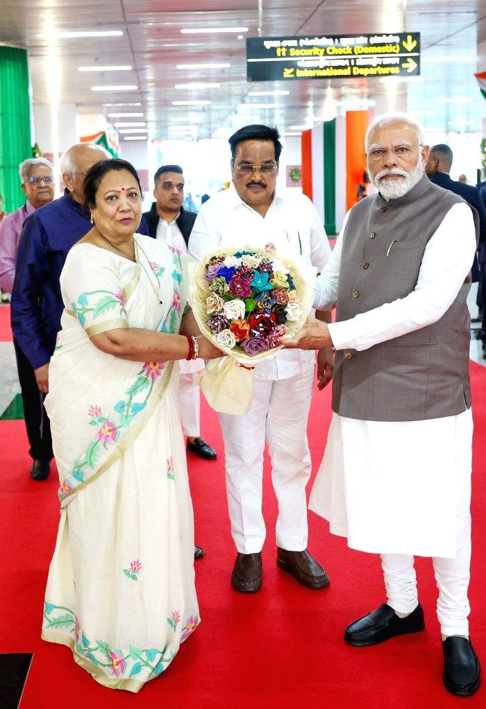 Prime Minister Narendra Modi inaugurates the new Terminal Building at ...