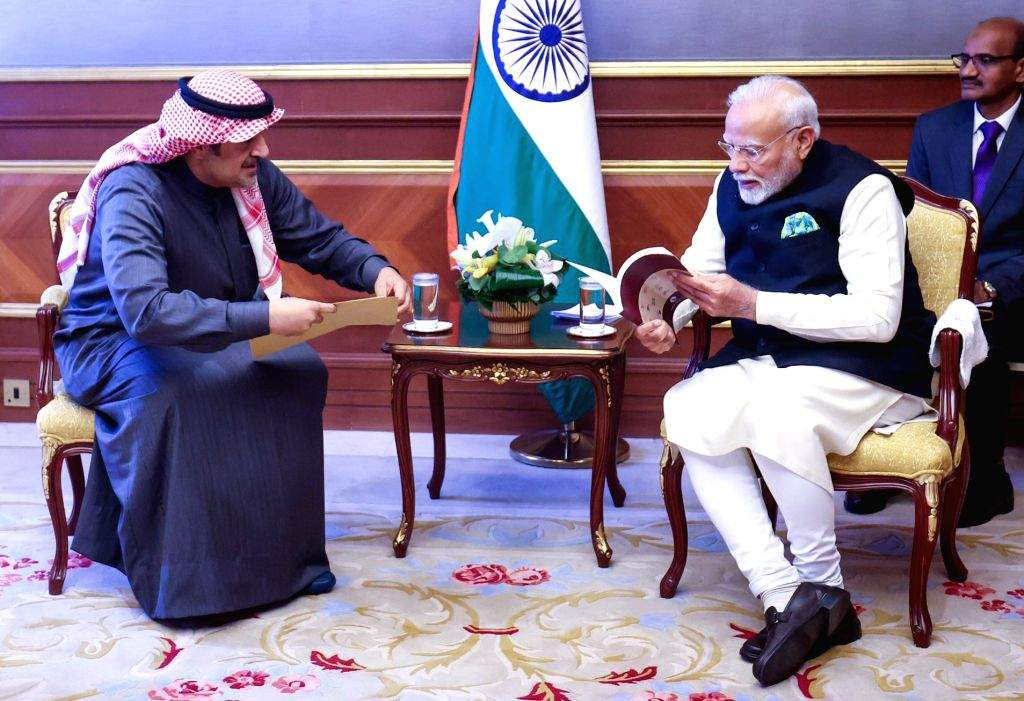 Prime Minister Narendra Modi meets Mr. Fahad Ghazi Alabduljaleel ...