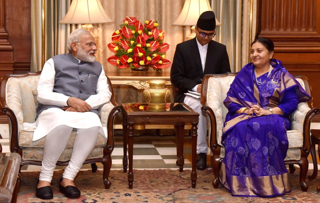PM Modi meets Nepal President Bidya Devi Bhandari
