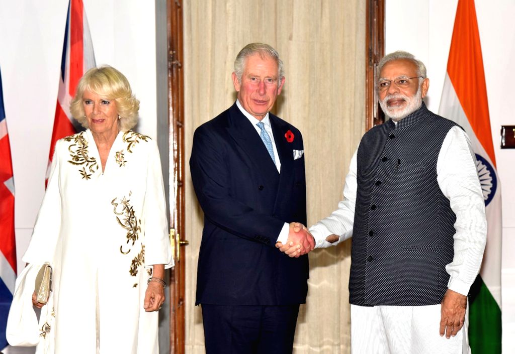 PM Modi meets Prince Charles and Duchess Camilla