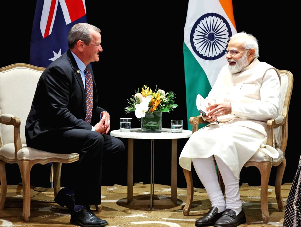 Sydney: Prime Minister Narendra Modi meets the Author Mark Balla