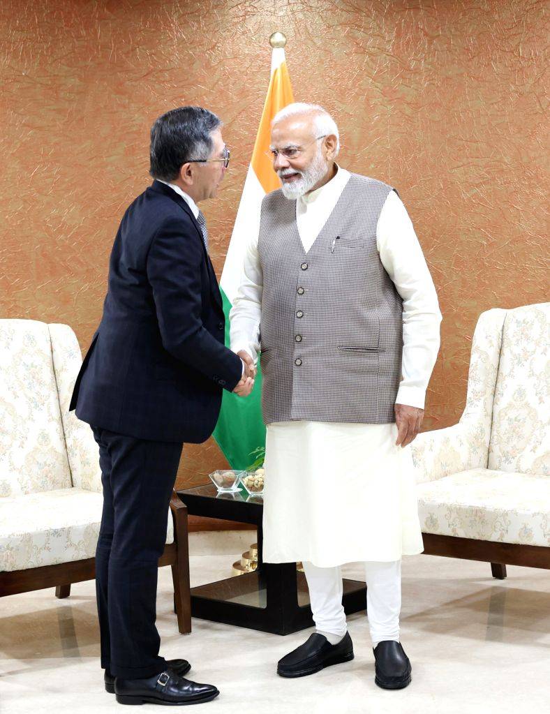 Prime Minister Narendra Modi meets the President, Suzuki Motor Corp ...