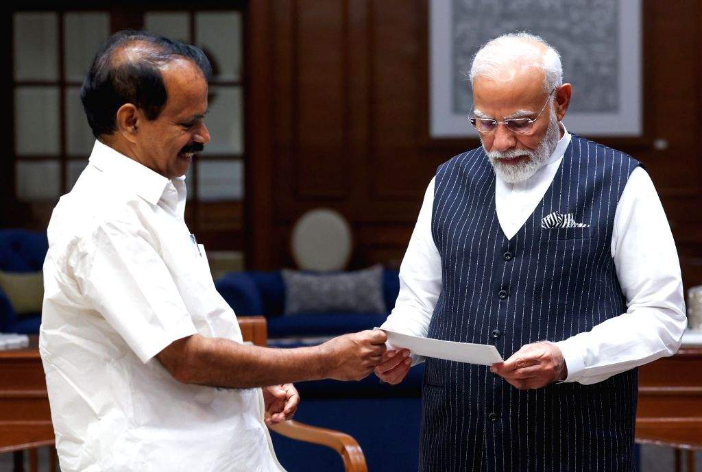 Prime Minister Narendra Modi meets Union Minister of State for Minority ...