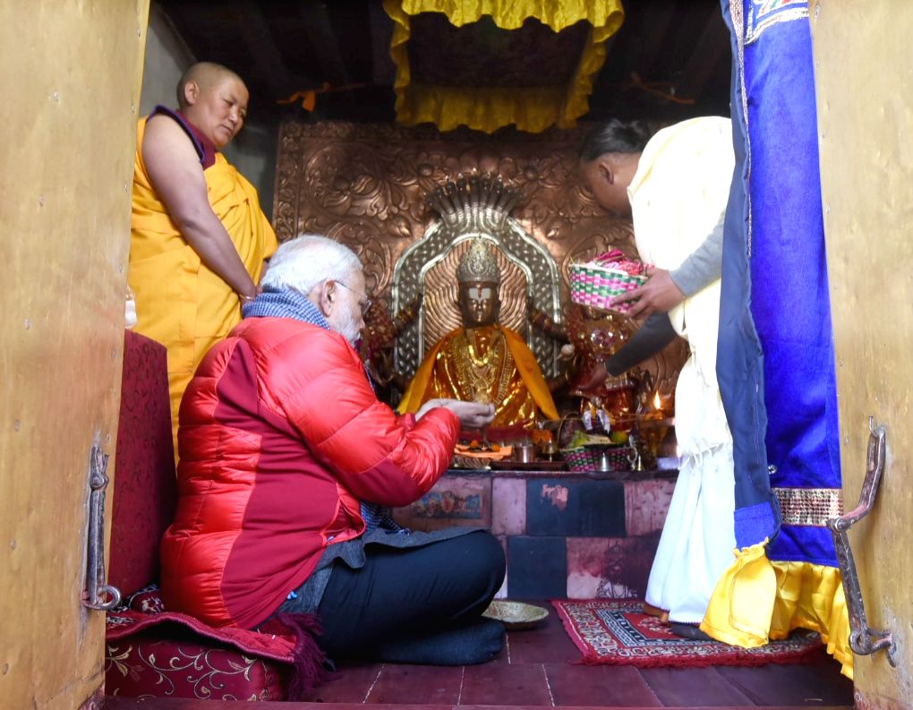 Mustang (Nepal): Modi at Muktinath Temple