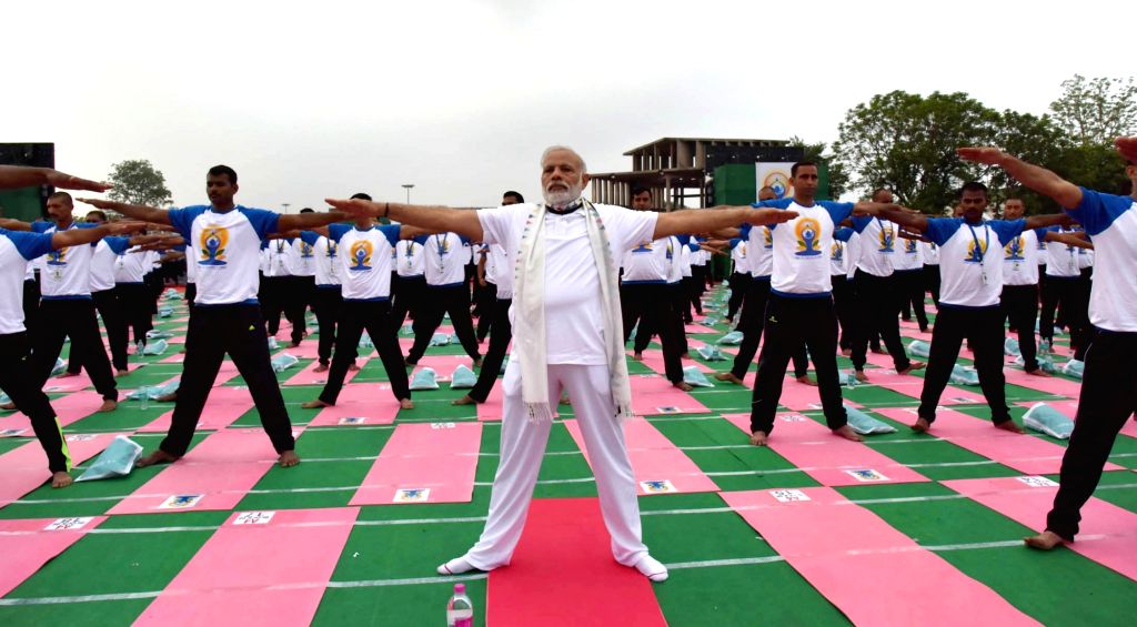 PM Modi celebrates 2nd International Yoga Day