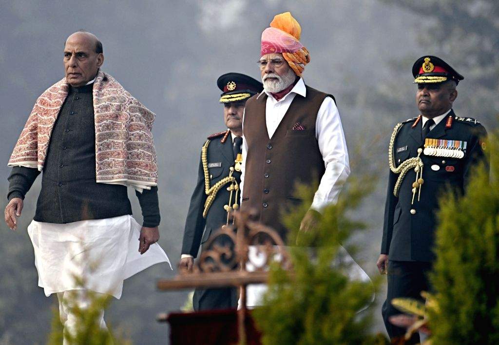 Prime Minister Narendra Modi pays homage at the National War Memorial ...