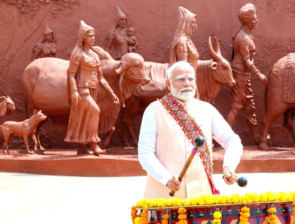 Prime Minister Narendra Modi plays Nangara