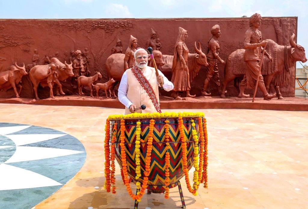 Prime Minister Narendra Modi plays Nangara