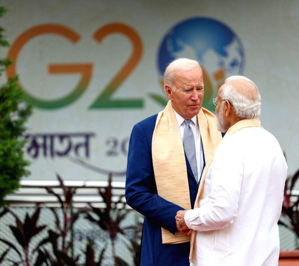 Prime Minister Narendra Modi welcomes World leaders at the Rajghat