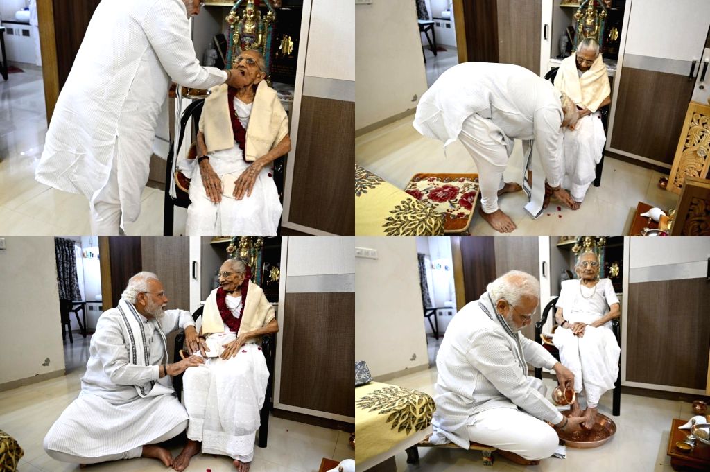 Modi pens emotional note on mother Heeraba's 100th birthday
