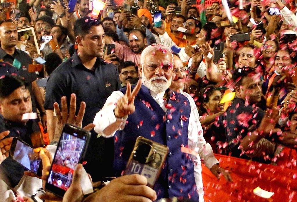Prime Minister Narendra Modi with BJP National President JP Nadda, Home ...