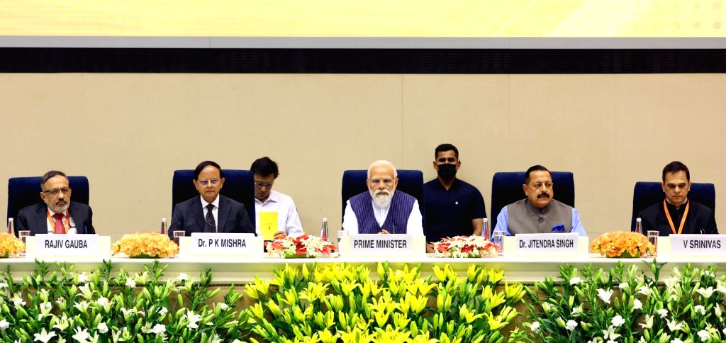 Prime Minister Narendra Modi during the valedictory session and awards ...
