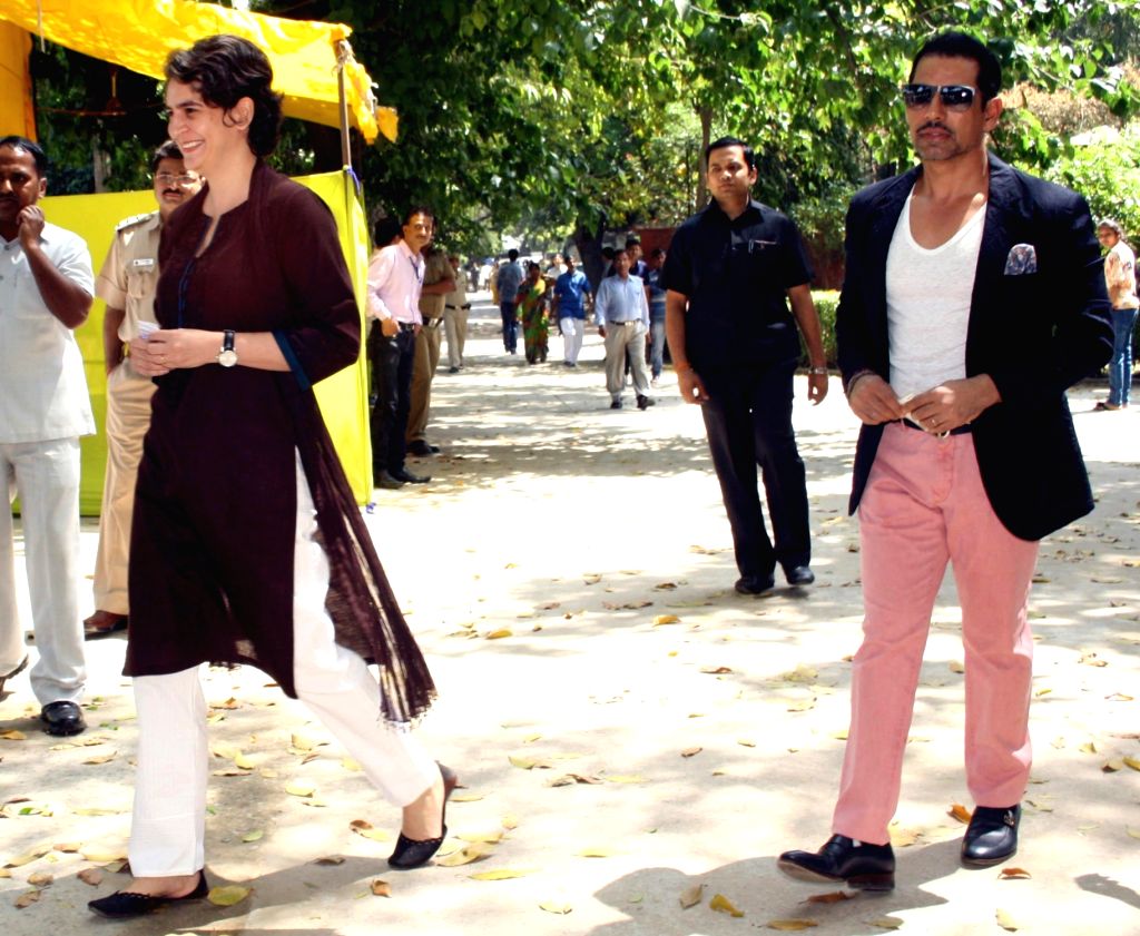 File Photo: Priyanka Gandhi and Robert Vadra