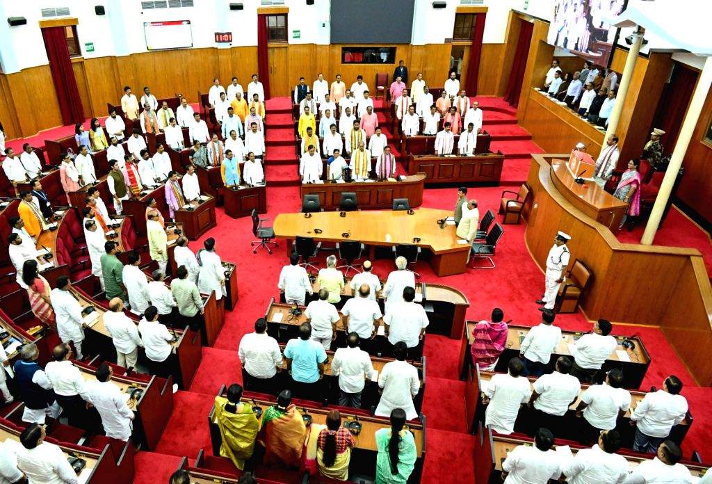 Proceeding of Odisha Assembly is underway during the first session