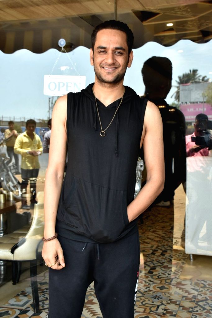 Vikas Gupta seen at a restaurant