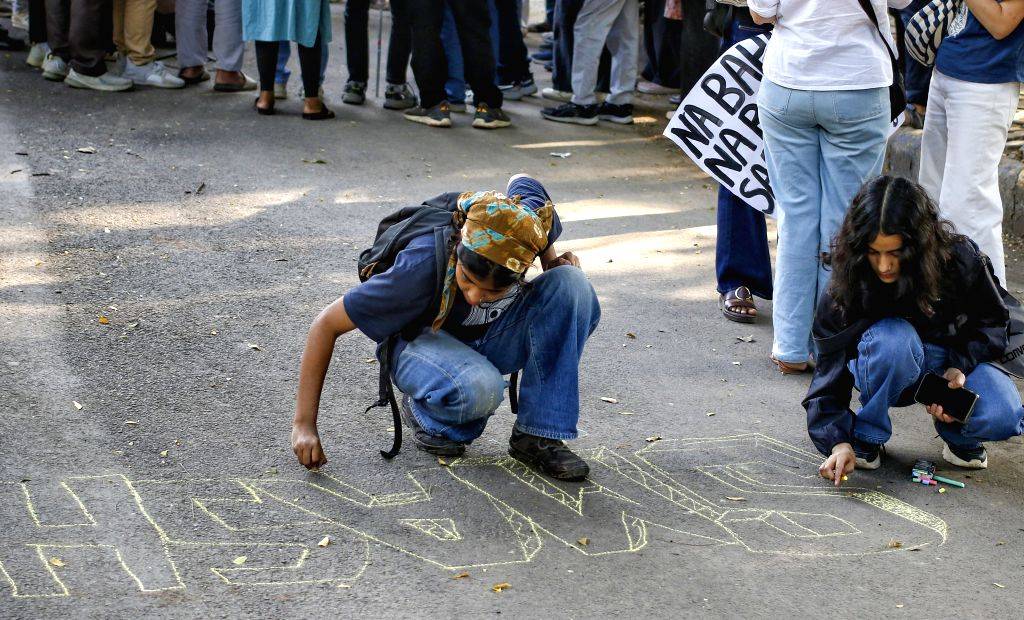 Protest Against Air Pollution in Delhi