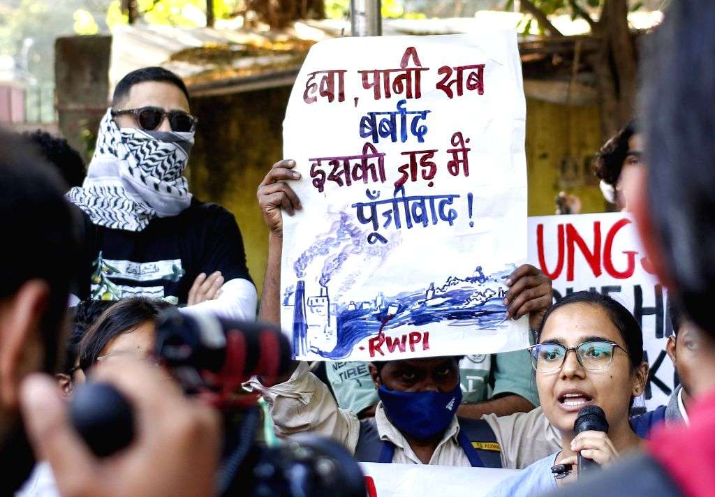 Protest Against Air Pollution in Delhi