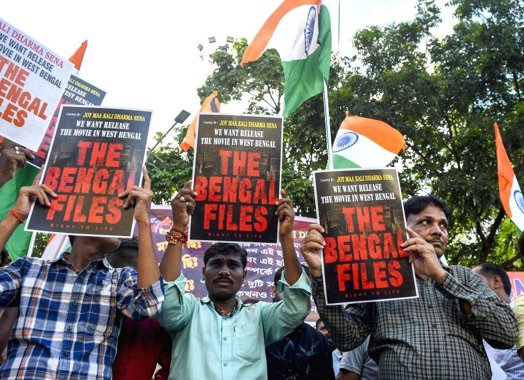 Protest Against Ban on Film Bengal File