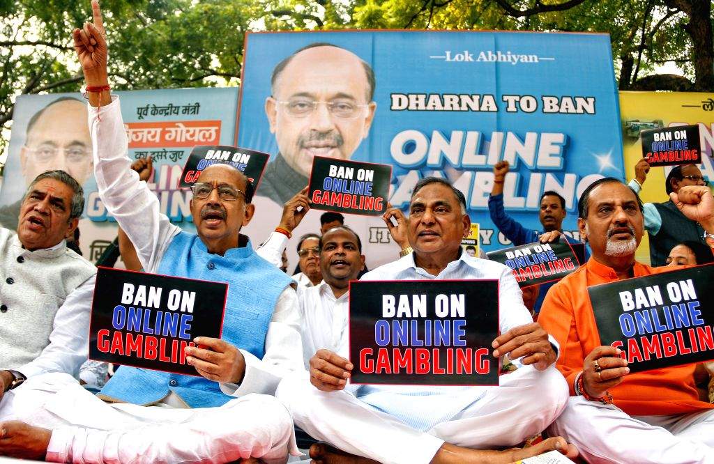Protest Against Online Gambling