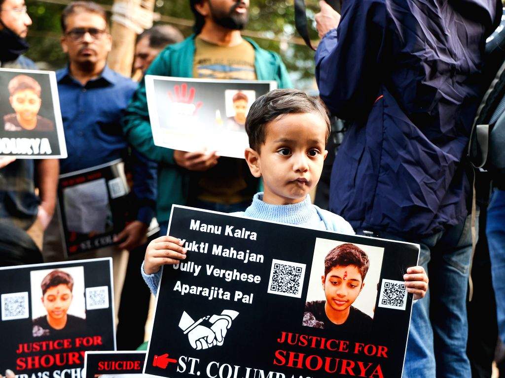 Protest for Justice for Shourya at Jantar Mantar