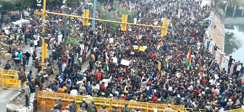 Protests in Delhi's Seelampur over CAA