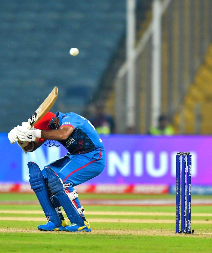 Pune : ICC Men's Cricket World Cup match between Sri Lanka and Afghanistan
