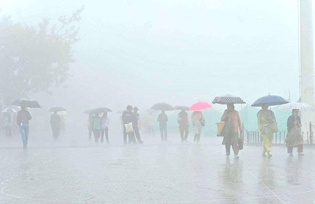 Rain and Fog in Shimla