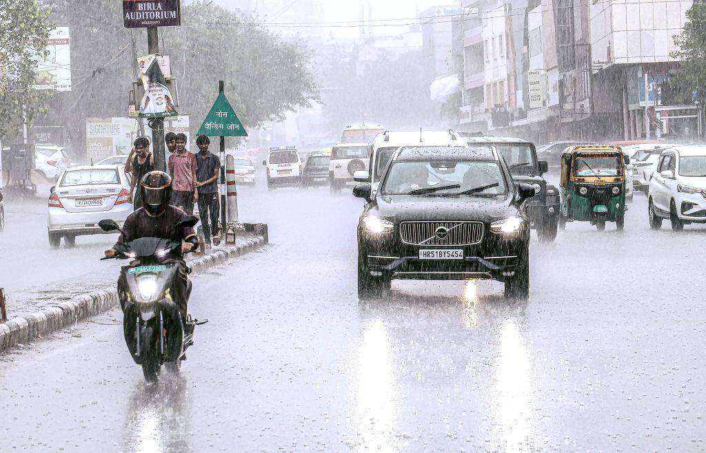 Rain hits Jaipur