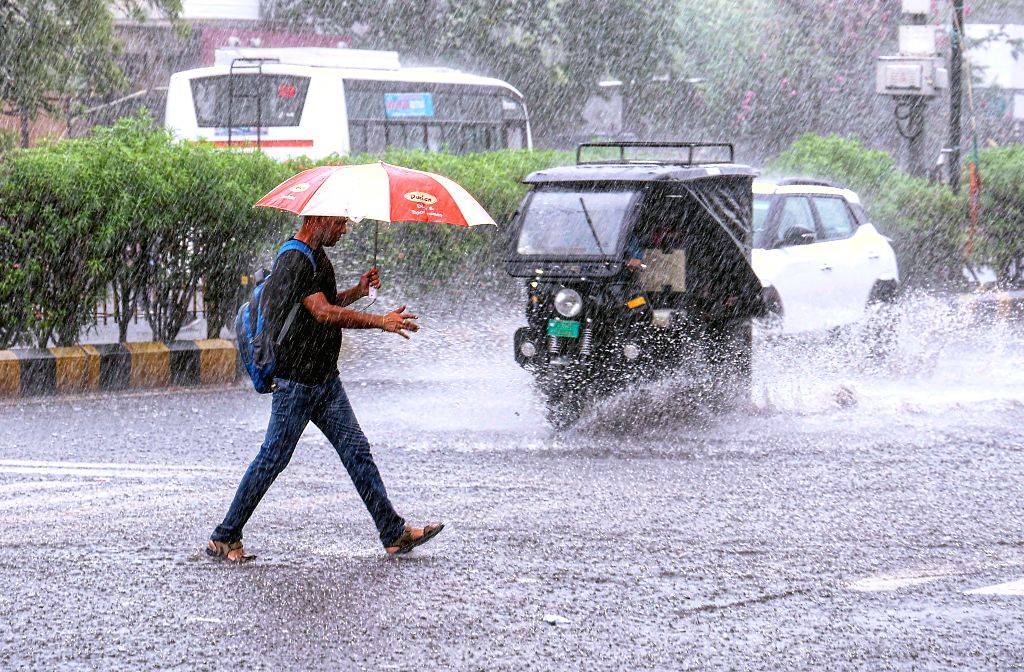 Rain hits Jaipur