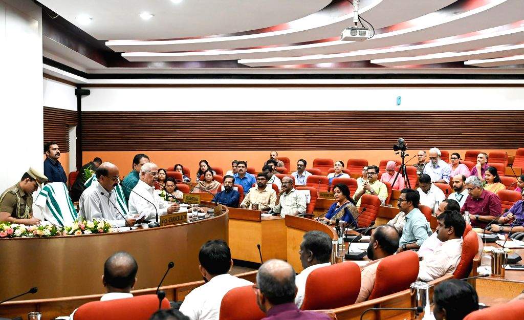 Rajendra Arlekar Attends University of Kerala Senate Meeting