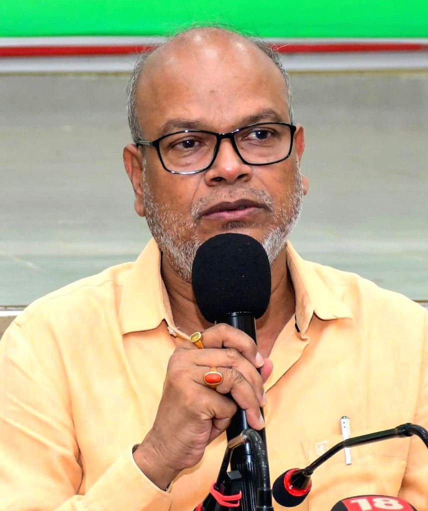 Rajesh Kumar addresses press conference