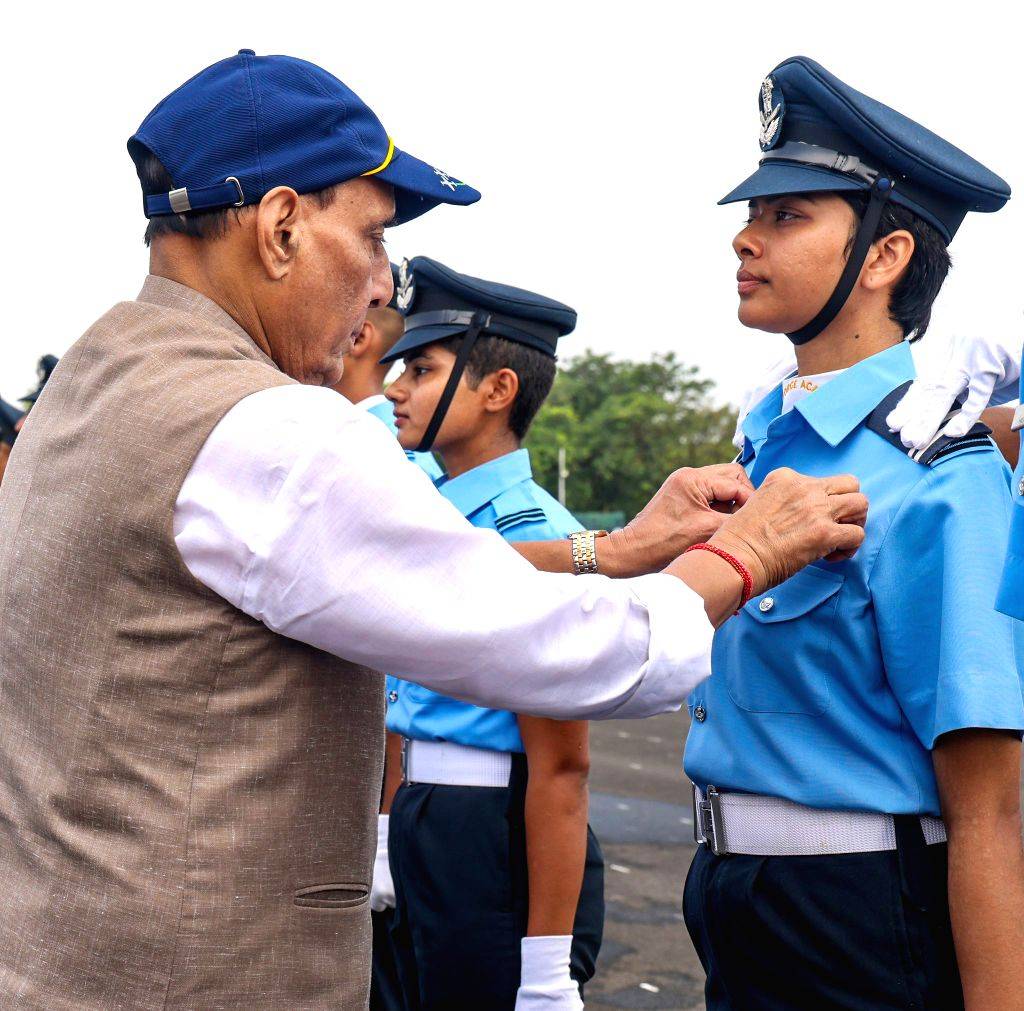 Rajnath Singh Reviews Combined Graduation Parade