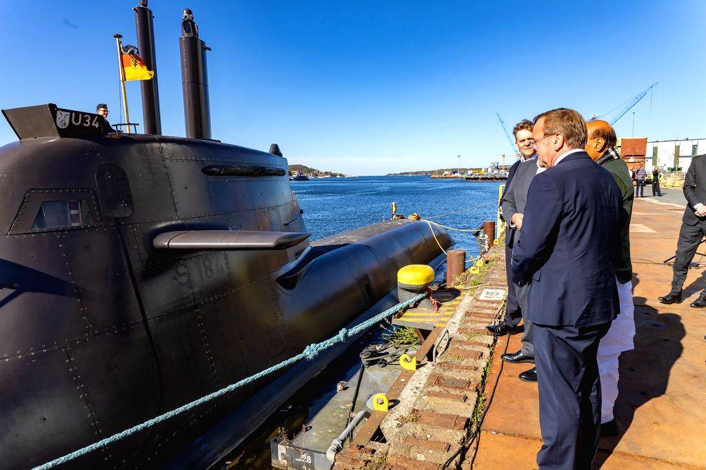 Rajnath Singh visits submarine facility in Germany