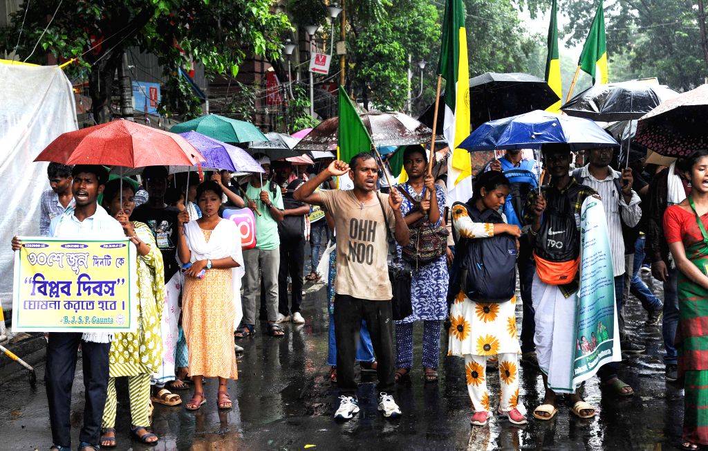 Rally Marks 171st Hul Diwas in Kolkata