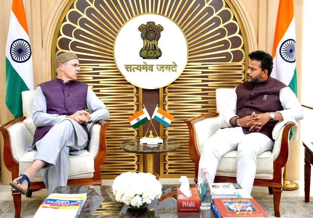 Ram Mohan Naidu Kinjarapu meets Omar Abdullah