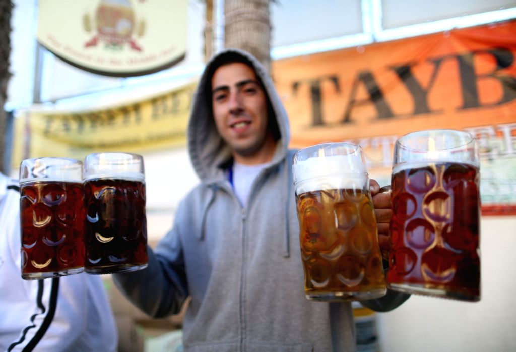 The 9th Taybeh Oktoberfest beer festival in the West Bank city of Ramallah