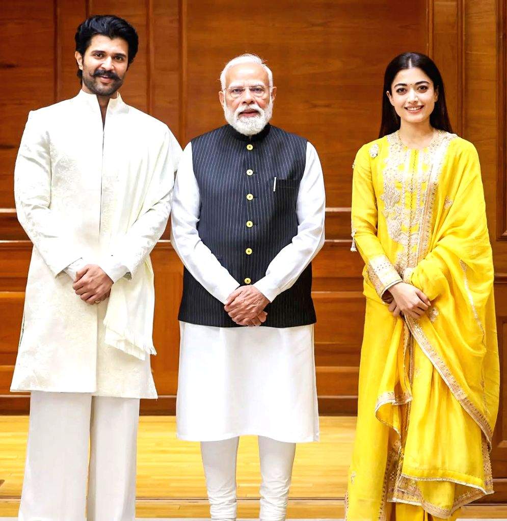 Rashmika, Vijay meet PM Modi