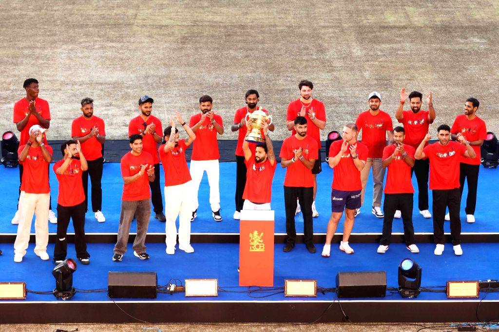 RCB Victory Celebrations at M. Chinnaswamy Stadium