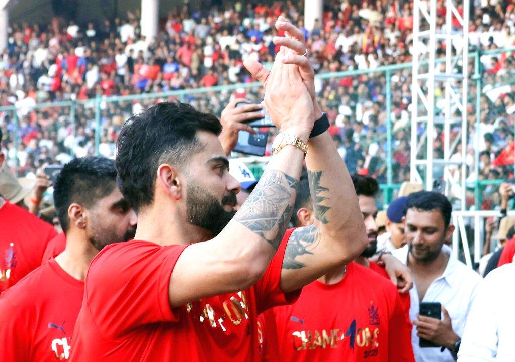 RCB Victory Celebrations at M. Chinnaswamy Stadium