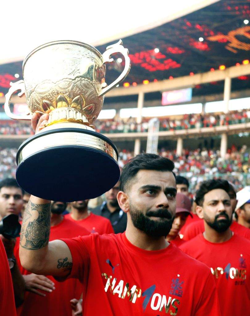 RCB Victory Celebrations at M. Chinnaswamy Stadium
