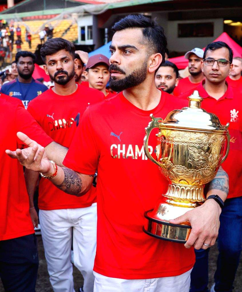 RCB Victory Celebrations at M. Chinnaswamy Stadium
