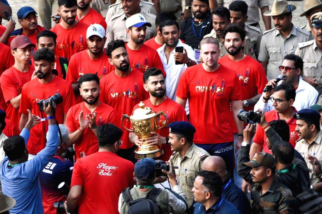 RCB Victory Celebrations at M. Chinnaswamy Stadium