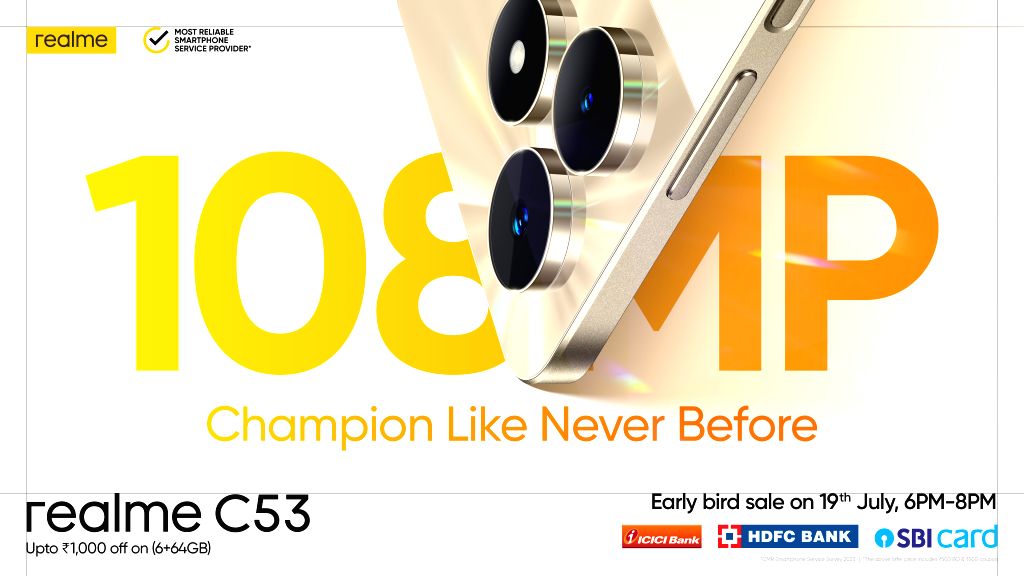 realme announces 'Early Bird Sale' for realme C53 on July 19