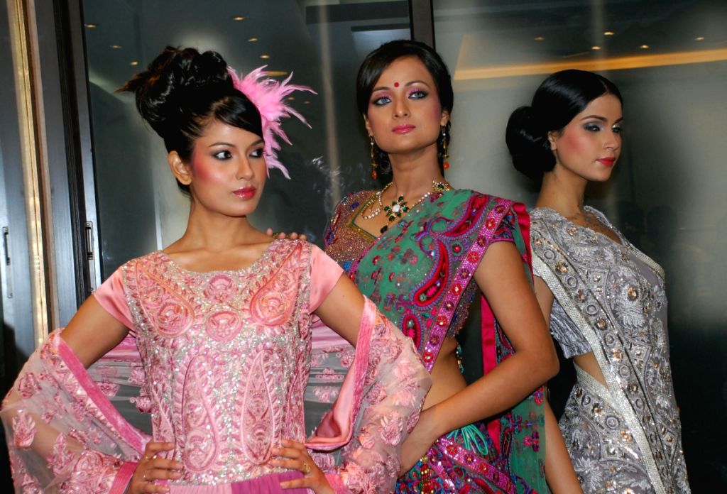 Renowaned fashion designer Jaya Rathore present a preview of her Bridal ...