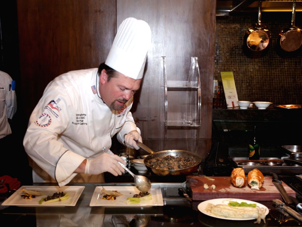 Chef Christopher Koetke during a programme